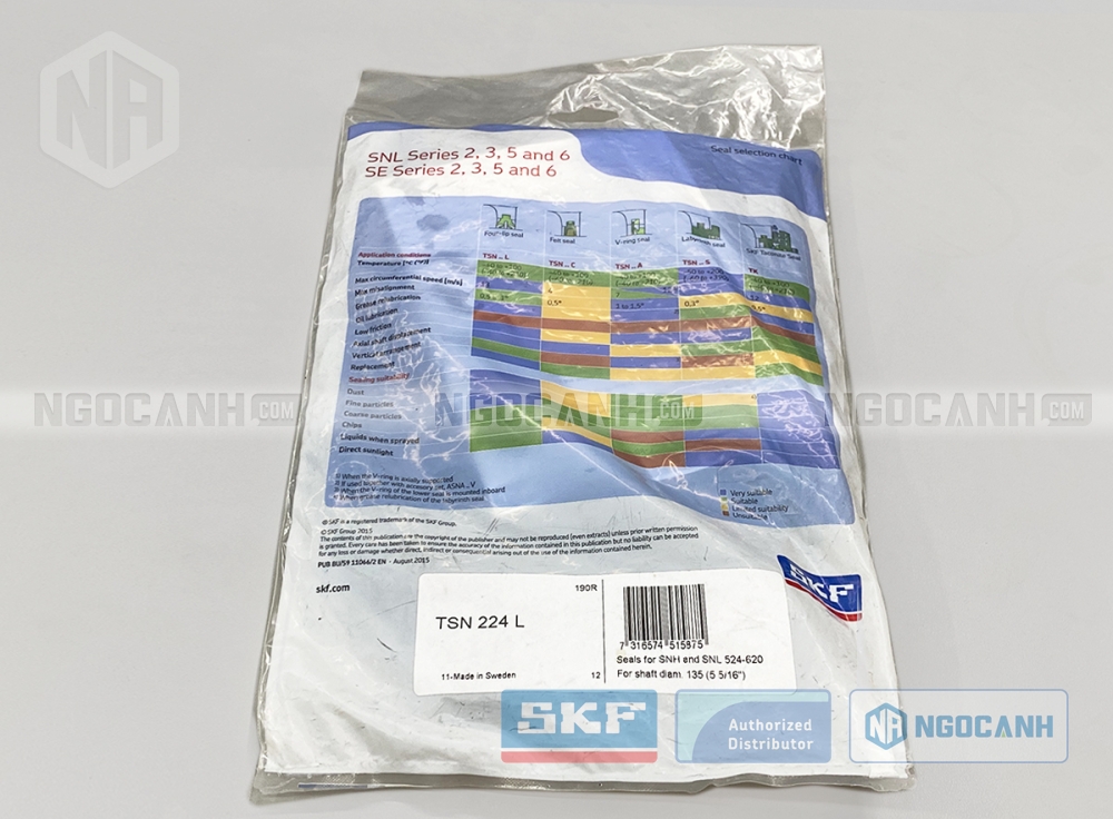 Phớt TSN 224 L Phớt cho gối 2 nửa - Đại lý SKF