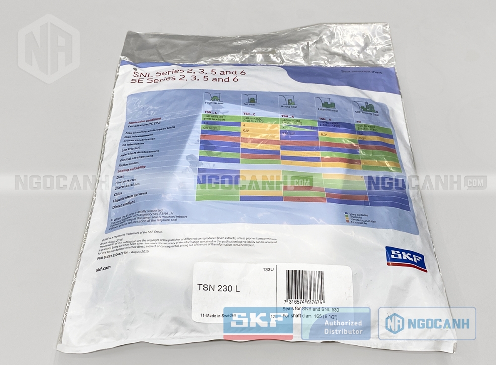 Phớt TSN 230 L Phớt cho gối 2 nửa - Đại lý SKF