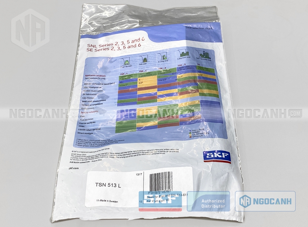 Phớt TSN 513 L Phớt cho gối 2 nửa - Đại lý SKF