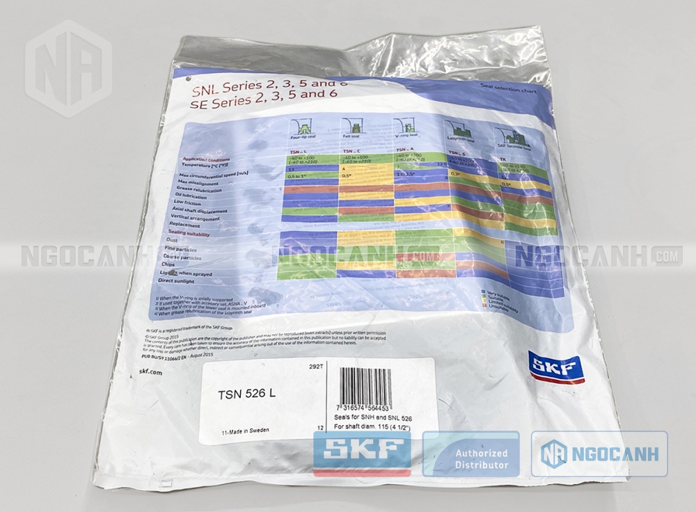 Phớt TSN 526 L Phớt cho gối 2 nửa - Đại lý SKF