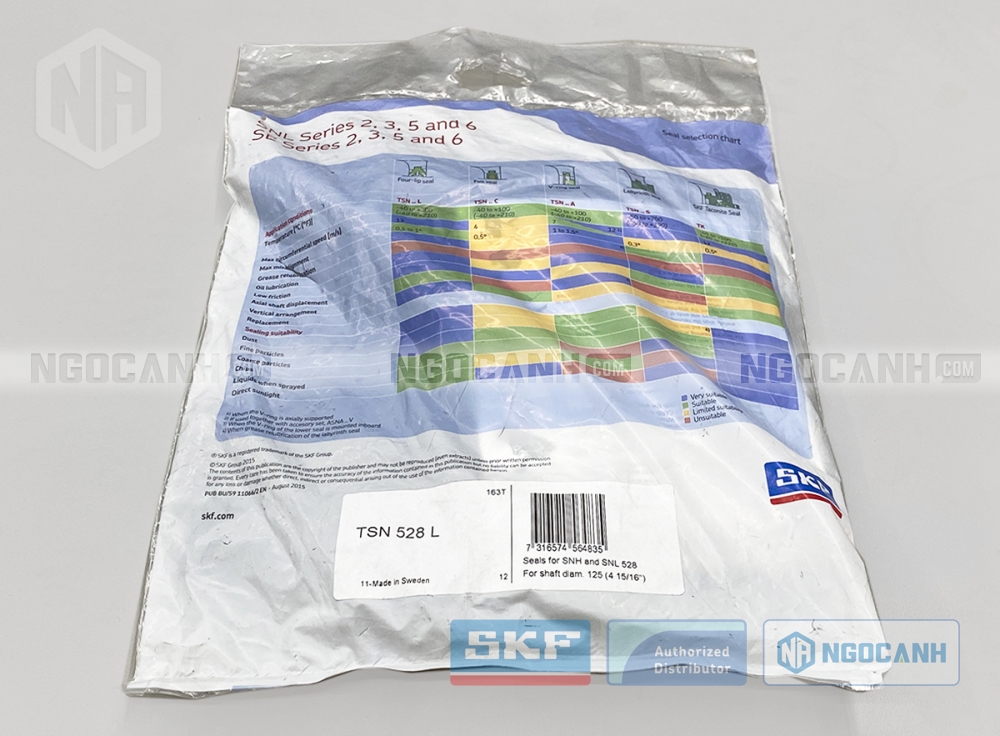 Phớt TSN 528 L Phớt cho gối 2 nửa - Đại lý SKF