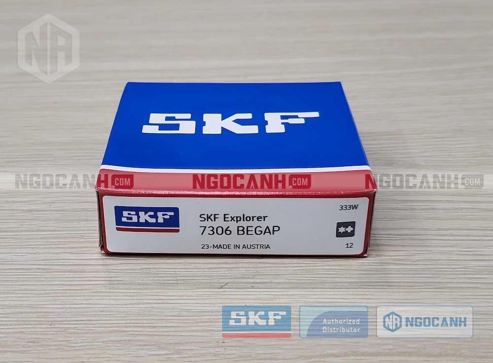 Vòng bi SKF 7306 BEGAP chính hãng, Đại lý ủy quyền SKF