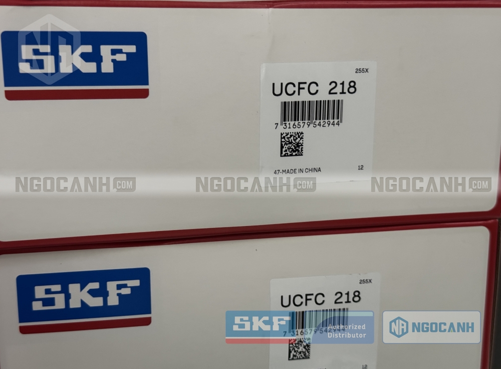 Gối đỡ UCFC 218 chính hãng SKF, Đại lý ủy quyền SKF