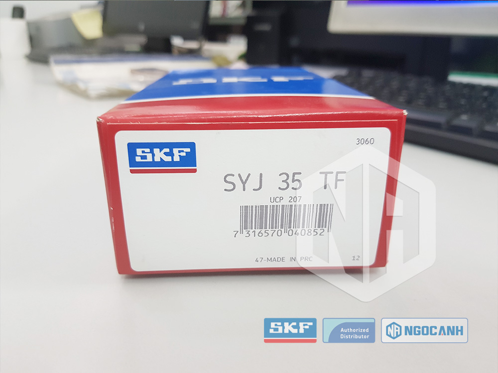 Gối đỡ SKF SYJ 35 TF chính hãng, Đại lý ủy quyền vòng bi SKF