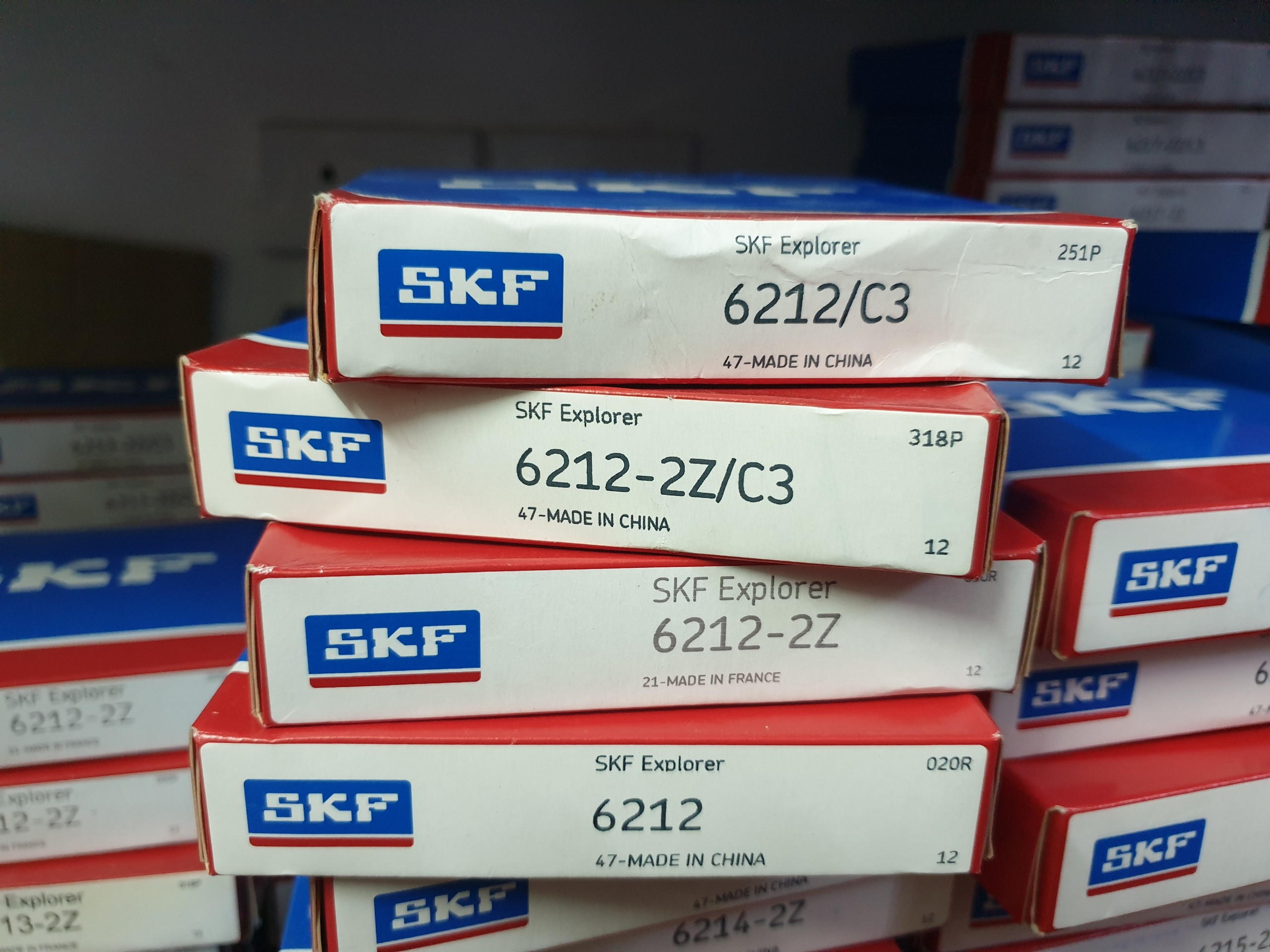 Vòng bi SKF 6210, 6211, 6212, 6213, 6214, 6215 những thông tin cần biết