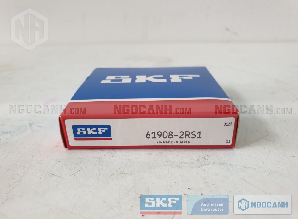 Vòng bi SKF 61908-2RS1 chính hãng (Vòng bi bạc đạn 6908)