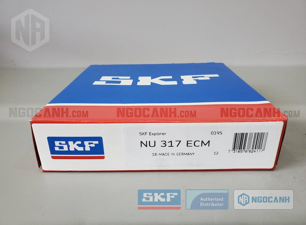 Vòng bi SKF NU 317 ECM chính hãng, Đại lý ủy quyền vòng bi SKF chính hãng
