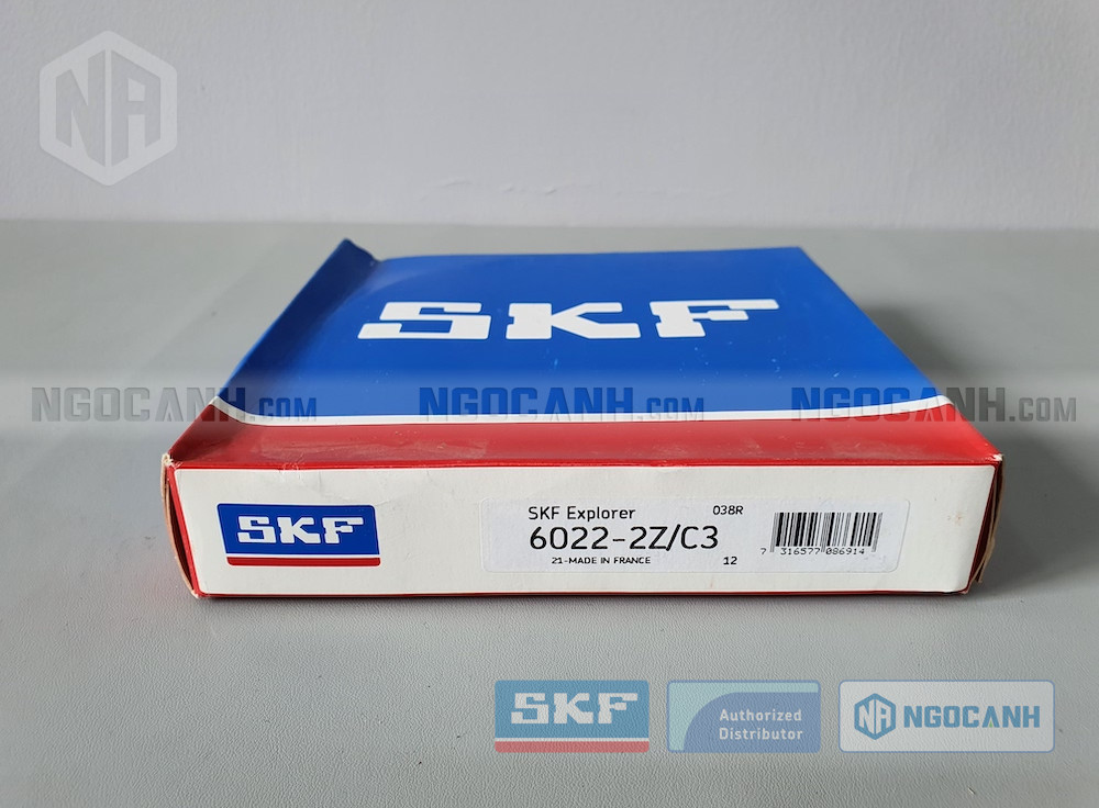 Vòng bi SKF 6022-2Z/C3 chính hãng, Đại lý ủy quyền vòng bi SKF