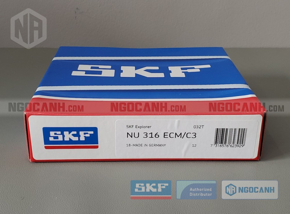 Vòng bi SKF NU 316 ECM/C3 chính hãng, Đại lý ủy quyền vòng bi SKF