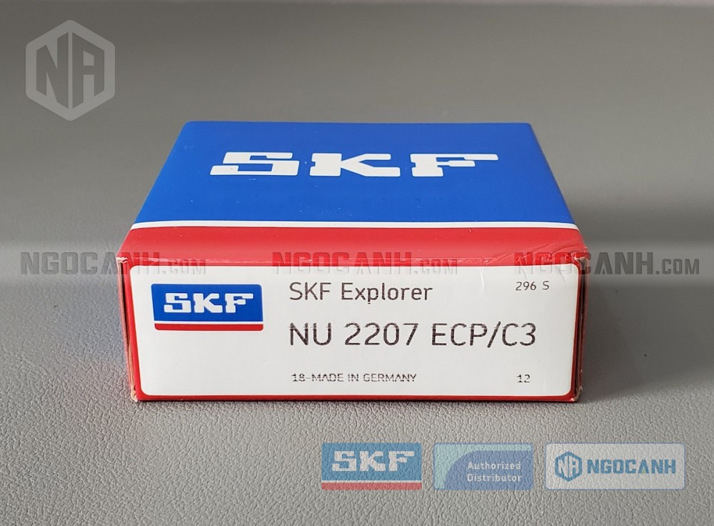 Vòng bi SKF NU 2207 ECP/C3 chính hãng, Đại lý ủy quyền vòng bi SKF
