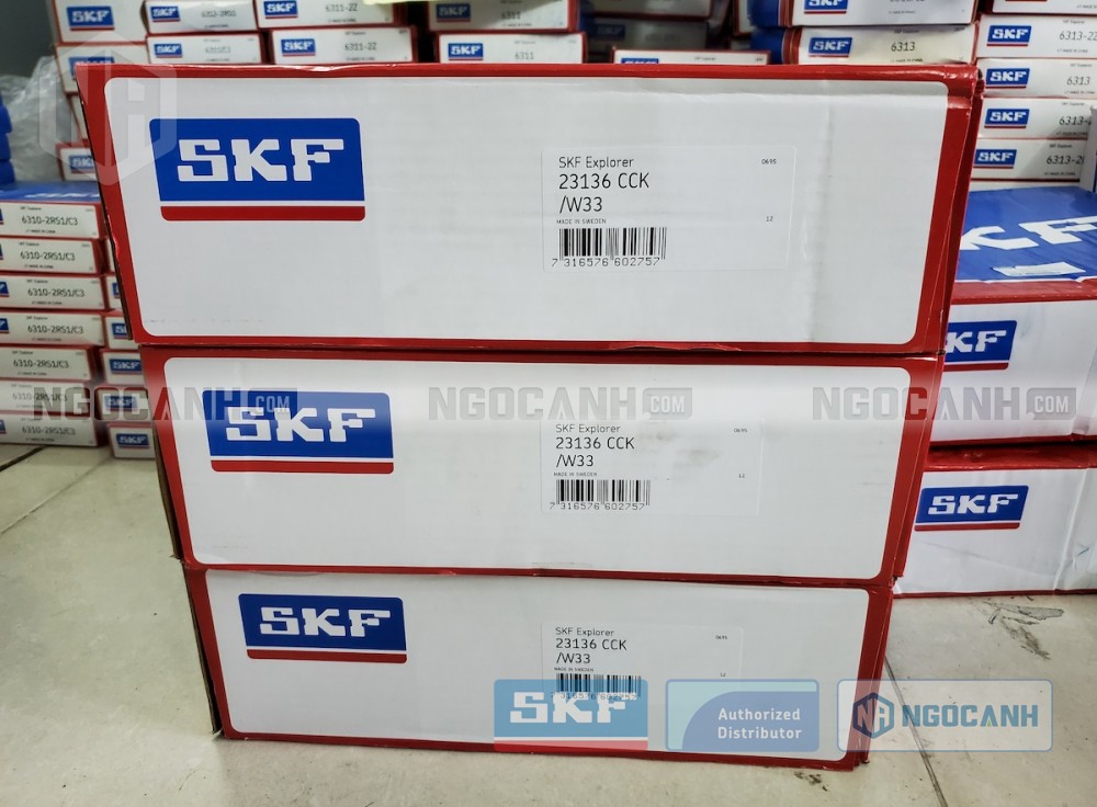 Vòng bi SKF 23136 CCK/W33 chính hãng, Đại lý ủy quyền vòng bi SKF