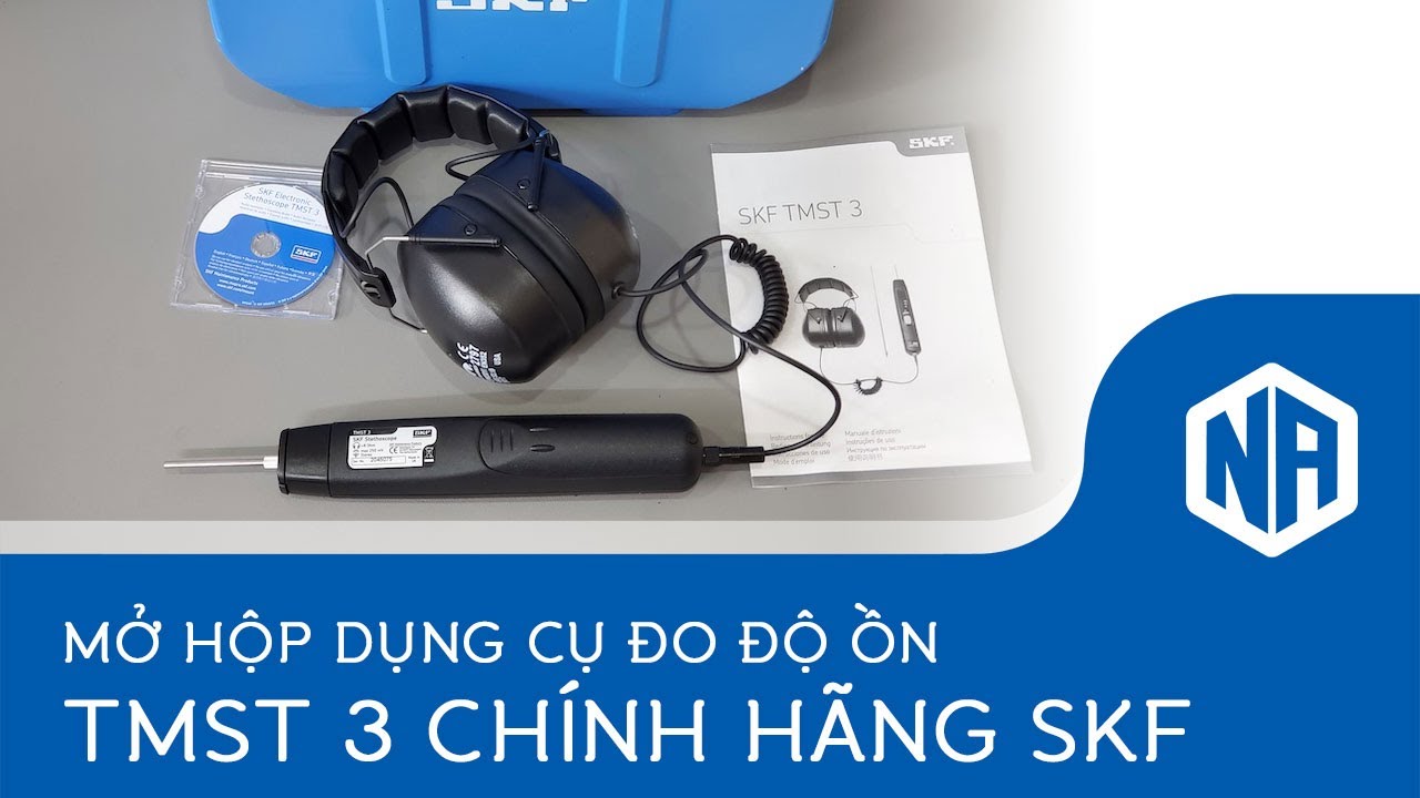 Mở hộp dụng cụ đo độ ồn SKF TMST 3 chính hãng