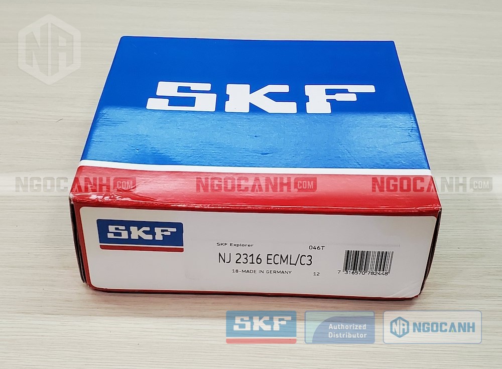 Vòng bi SKF NJ 2316 ECML/C3 chính hãng, Đại lý ủy quyền SKF chính hãng