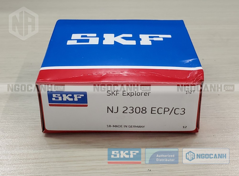 Vòng bi SKF NJ 2308 ECP/C3 chính hãng, Đại lý ủy quyền vòng bi SKF chính hãng