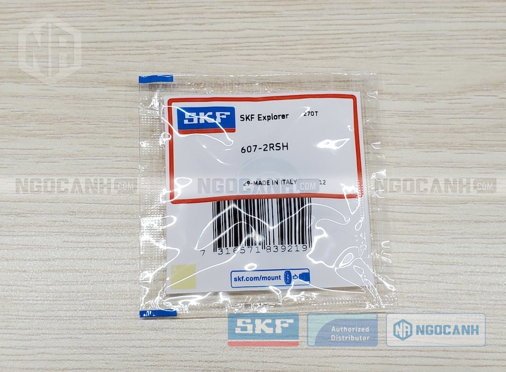 Vòng bi SKF 607-2RSH chính hãng, Đại lý ủy quyền vòng bi SKF