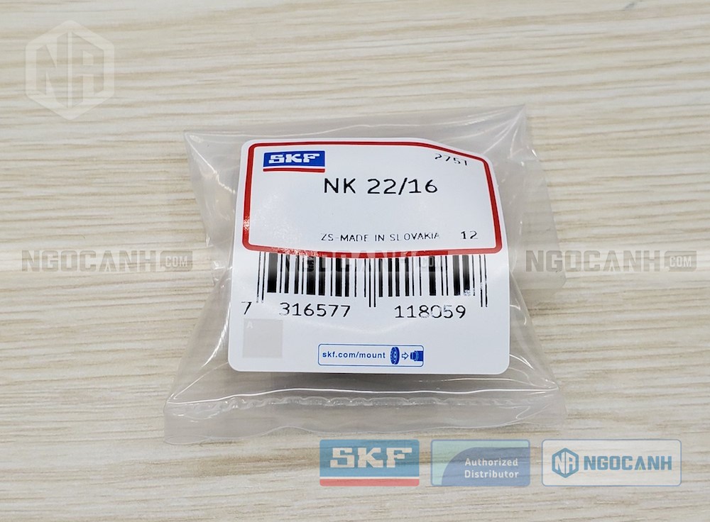 Vòng bi kim SKF NK 22/16 chính hãng, Đại lý ủy quyền SKF