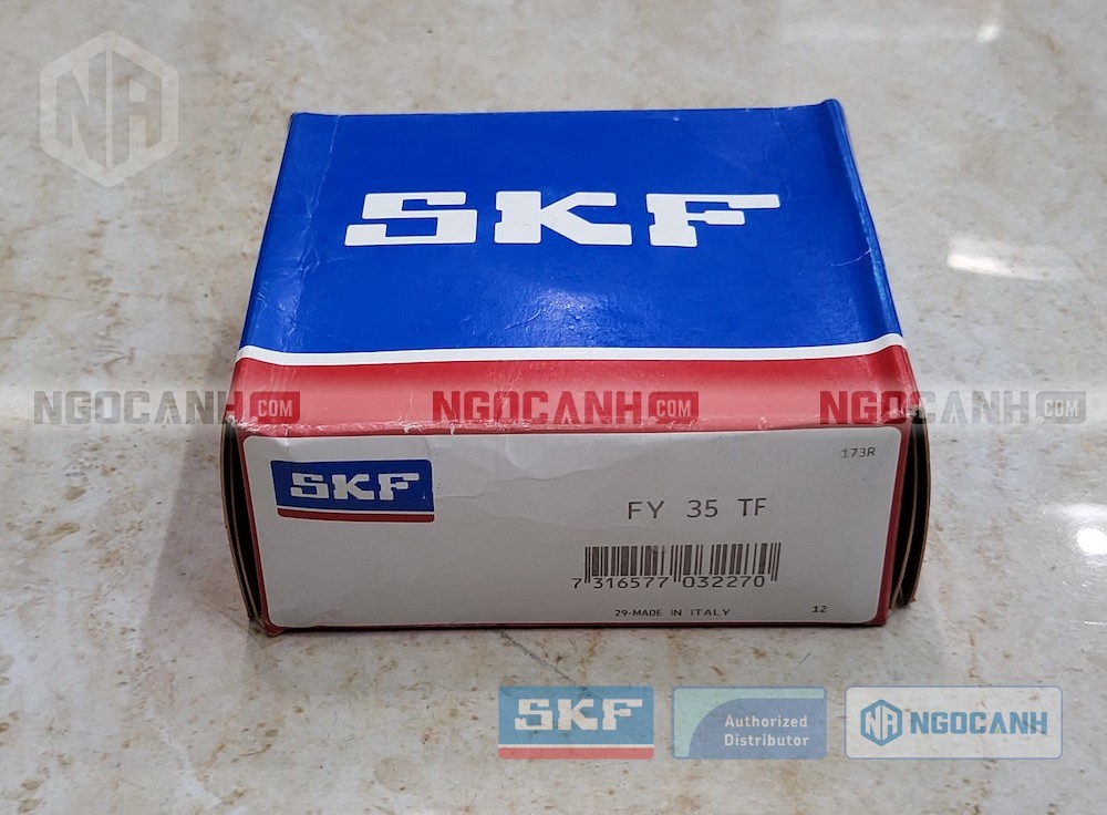 Gối đỡ SKF FY 35 TF chính hãng, Đại lý ủy quyền vòng bi SKF chính hãng