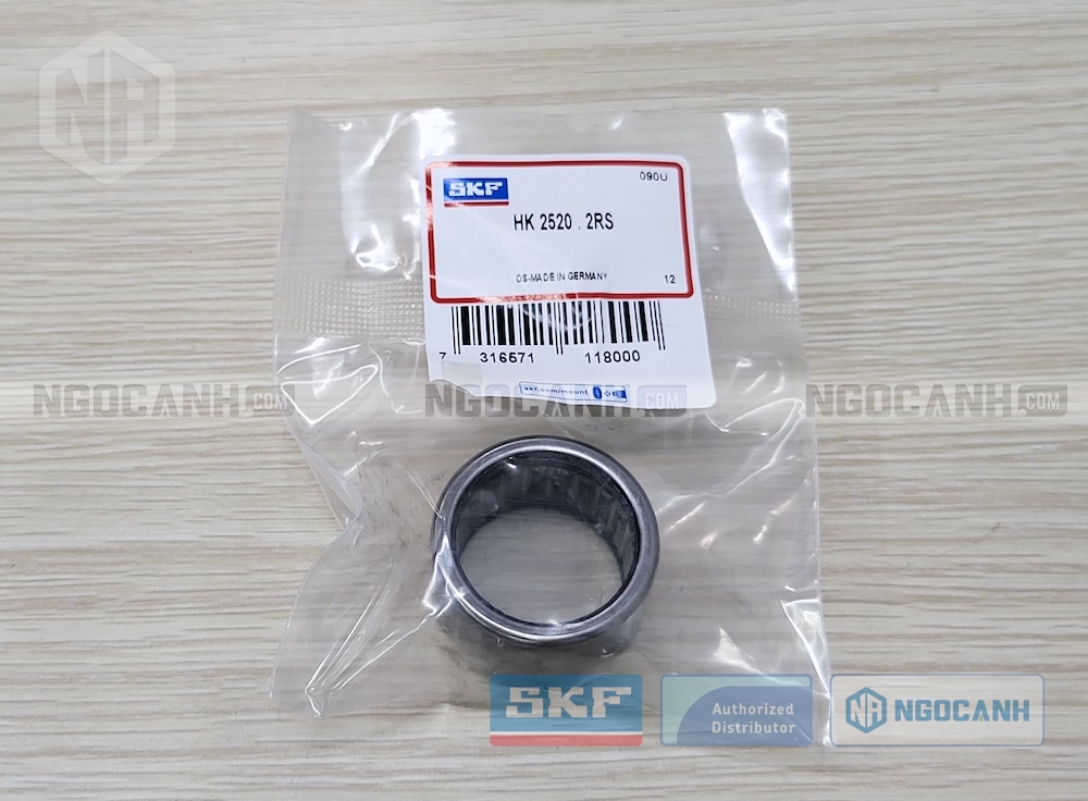 Vòng bi kim SKF HK 2520.2RS chính hãng, Đại lý ủy quyền SKF